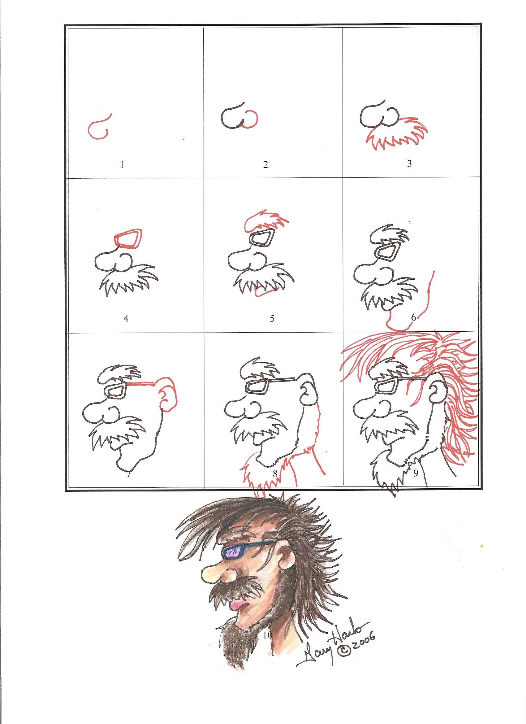 How To Draw Easy Cartoon Characters Step By Step